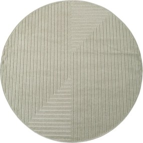 Zelený kulatý vnitřní a venkovní koberec ø 160 cm Nova 1202 – Ayyildiz Carpets
