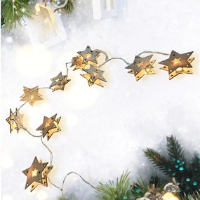 Vánoční světelný řetěz, hvězdičky