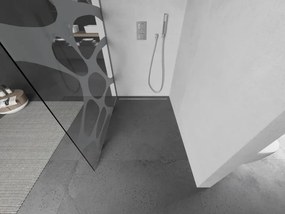 Mexen Kioto sprchová zástěna 80x200 cm 8 mm, chrom, bílé provedení, 800-080-101-01-97