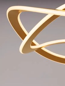 Designový lustr Celestia zlatá