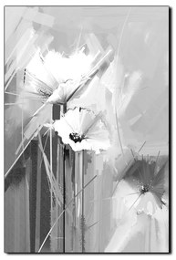 Obraz na plátně - Abstraktní malba, jarní květiny reprodukce- obdélník 7269QA (75x50 cm)