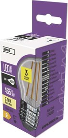 Emos lighting LED žárovka Filament Mini Globe 4W E27 teplá bílá