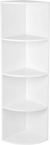 XXXLutz ROHOVÝ REGÁL, bílá, 30/129,5/30 cm Boxxx - Online Only regály & police - 002543001308