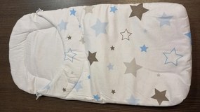 Dětský spací pytel - zavinovačka na zip Bílá+želvičky