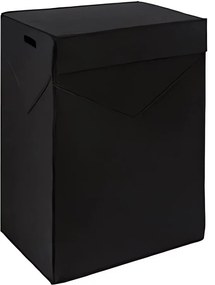 KIK KX4935 Plstěný koš na prádlo 67x52x35 cm černý