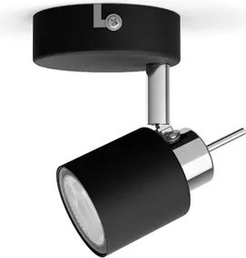 Philips Meranti černá / Stropní bodové svítidlo / 1x GU10 / 35W / bez