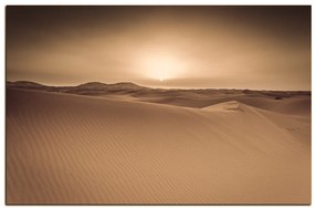 Obraz na plátně - Pouště Sahara 1131FA (75x50 cm)