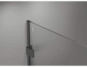 Mexen Lunar sprchová stěna levá 110 x 200 cm, 8mm čiré sklo, grafitová, 830-110-000-95-00-L