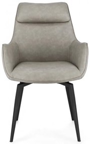 BIZZOTTO Jídelní křeslo LAWRENCE taupe 0731250
