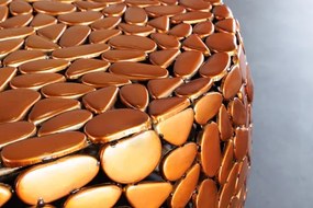 Designový konferenční stolek Mauricio 72 cm měděný