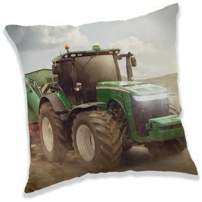 Jerry Fabrics polštářek Traktor Green 40x40 cm