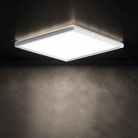 KANLUX KANLUX, AZPO stropní LED svítilna, 225x225mm, 12,3W, 3000/4000/6000K, IP54, bílá, 31530