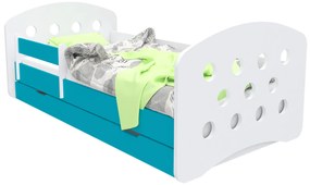Dětská postel s úložným prostorem DESIGN 160x 80 cm L04 KOLEČKA