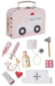 Lékařský kufřík pro děti růžový