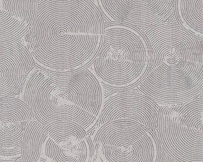 Vliesová tapeta 3D sádrová omítka, štuk, metalický efekt, šedá 379002 / Tapety na zeď 37900-2 Metropolitan Stories 2 (0,53 x 10,05 m) A.S.Création