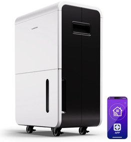 Klarstein DryFy Grand Smart 55, odvlhčovač, WiFi, kompresní, 55 l/24 h, 40-50 m²
