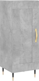 Skříň highboard betonově šedá 34,5x34x180 cm kompozitní dřevo 3200437