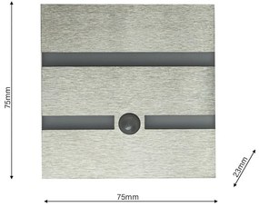 Schodišťové LED svítidlo Vox, 1x LED 0,6w, 4000k, s, pohybový senzor
