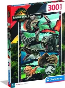 CLEMENTONI Puzzle Jurský svět SUPER / 300 dílků / od 9 let