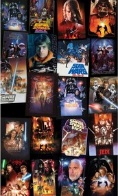 Komar Vliesová fototapeta Star Wars Posters Collage 120 x 200 cm