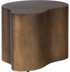 Kovový odkládací stolek v organickém tvaru Dale