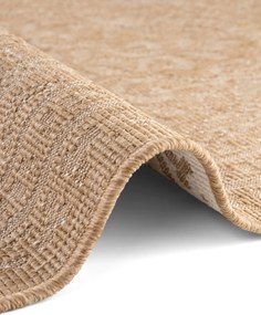 NORTHRUGS, Běhoun Duet Rosel 106252 Beige/White - na ven i na doma, 80x250, béžová, chodba / předsíň