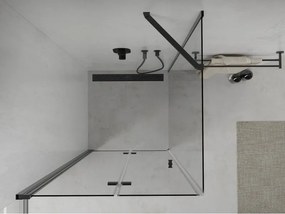 Mexen Lima sprchový kout 120x120 cm, průhledná, černá, 856-120-120-70-00