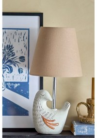 Béžová stolní lampa s textilním stínidlem (výška 40 cm) Kylie – Bloomingville