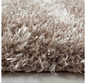 Ayyildiz Kusový koberec BRILLIANT 4200, kulatý, Taupe Rozměr koberce: 120 cm KRUH