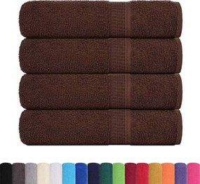 Ručníky FROGN 4 ks hnědé 50x100 cm 360 g/m² 136759