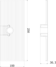 Sapho SK111 polička pro tyče a sprchové sloupy posuvná ABS/chrom