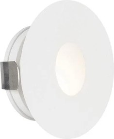 NV 9031616 Venkovní zapuštěné svítidlo do zdi PASSAGGIO bílý hliník LED 1W 3000K 3V IP54 délka kabelu 1.80m použijte driver 9020170 - NOVA LUCE
