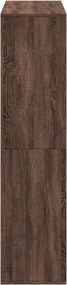 Knihovna hnědý dub 100 x 33 x 135 cm kompozitní dřevo 3309390