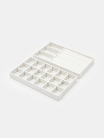 Sinsay - Sada organizérů na šperky 2 pack - krémová