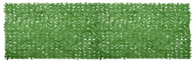 Balkónová zástěna se zelenými listy 500 x 150 cm 315505