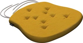 Sedák Filip barva žlutá látka pletený vzor