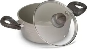 Lamart Stripe Kastrol s poklicí 2.2L šedá / 20 x 9 cm / hliník