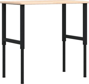 Pracovní stůl 100 x 60 x (71,5–98) cm masivní dub obdélníkový 3309678