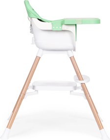 Dětská židlička 2v1 BABY ECOTOYS zelená
