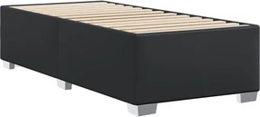 Rám postele černý 80 x 200 cm umělá kůže 3284532