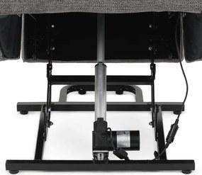 Polohovací křeslo šedé, elektrické TV-Q8575 GREY2