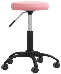 Jídelní židle růžová samet 3085732