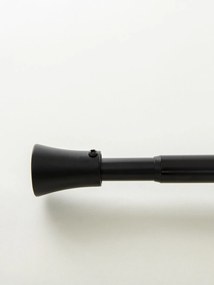 MK Lůžkoviny Garnýž jednořadá Federico - matná černá 120 - 210 cm