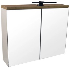 Comodo Zrcadlová skříňka Orion W 80 ZS LED-B s osvětlením Any LED 30 B, černá