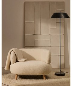 Krémové křeslo z textilie bouclé Ulit – Kave Home