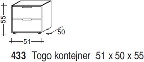 Gazel TOGO kontejner Barva: přírodní