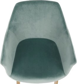 Křeslo, látka mentolová / buk, ODOVEL