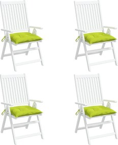 vidaXL Podušky na židli 4 ks 40 x 40 x 7 cm textil [314894] Barva: Tyrkysová