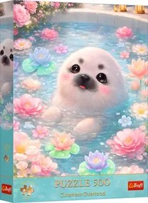 TREFL Puzzle Premium Plus Cuteness Overload: Roztomilý tuleň / 500 díl