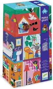 DJECO Puzzle Dům malých kamarádů / 36 dílků / od 3 let